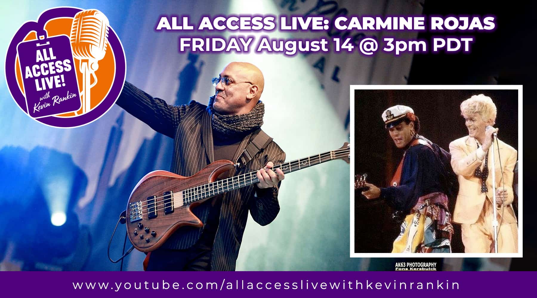 ALL ACCESS LIVE with CARMINE ROJAS - KEVIN RANKIN: DRUMMER | A FLOCK OF ...